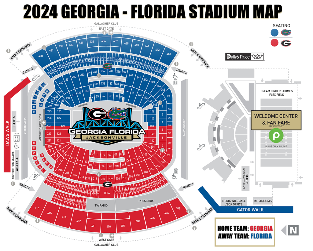 Stadium Information – Georgia Florida 2024